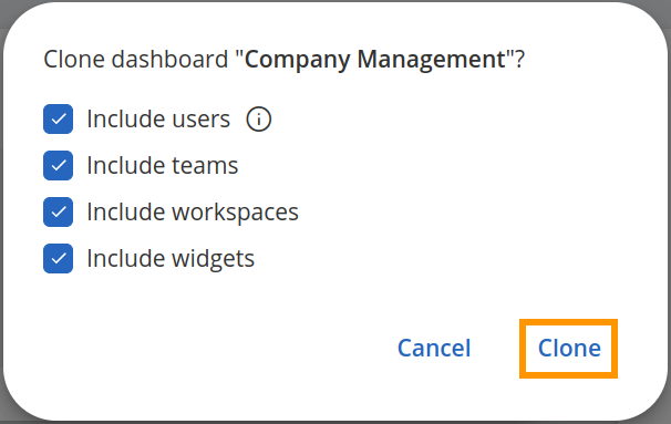 How to Clone Dashboards and Widgets? – Businessmap Knowledge Base
