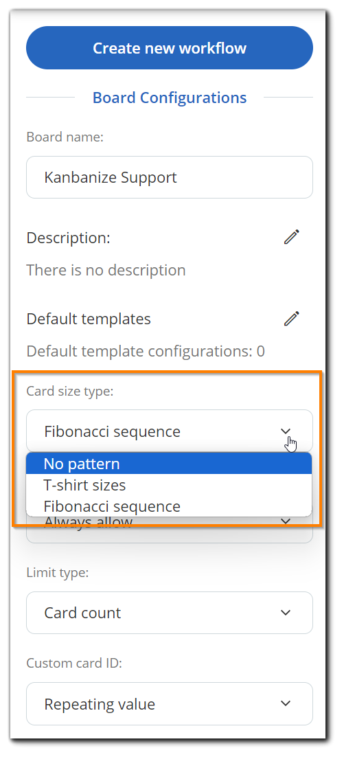 What is Card Size and How to Configure it? – Businessmap Knowledge Base