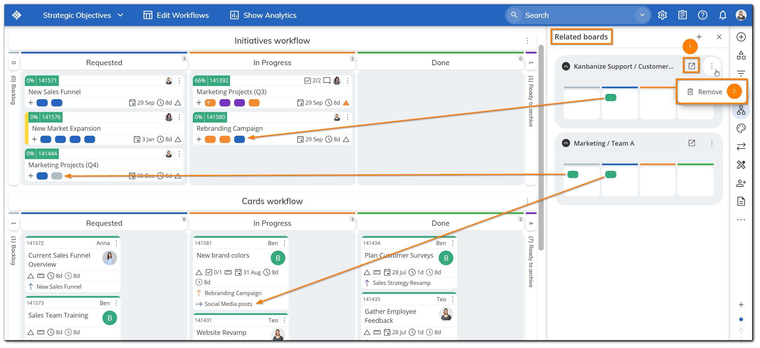 How to Relate Boards and Quickly Create New Linked Cards? – Businessmap ...