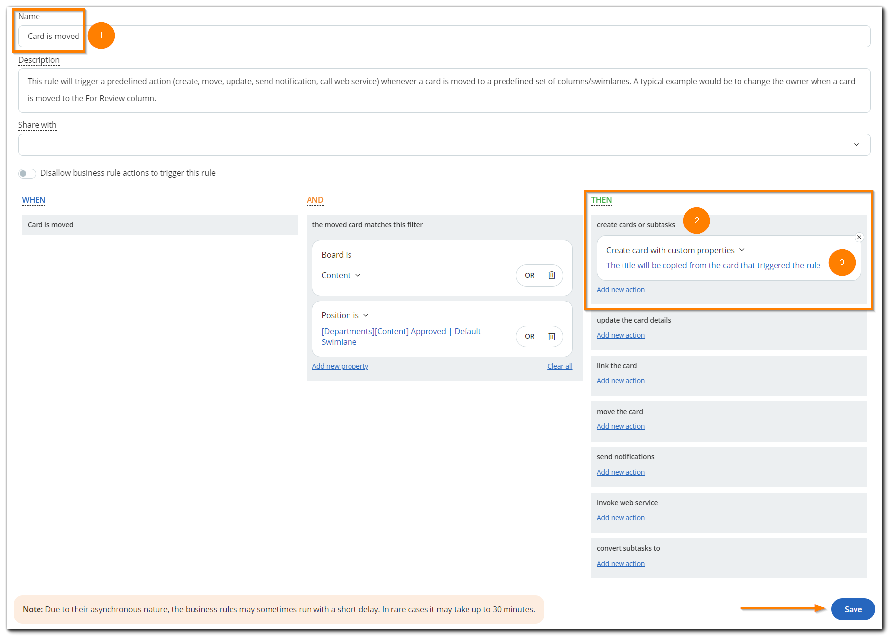 A List of All ‘THEN’ Options in Business Rules – Businessmap Knowledge Base