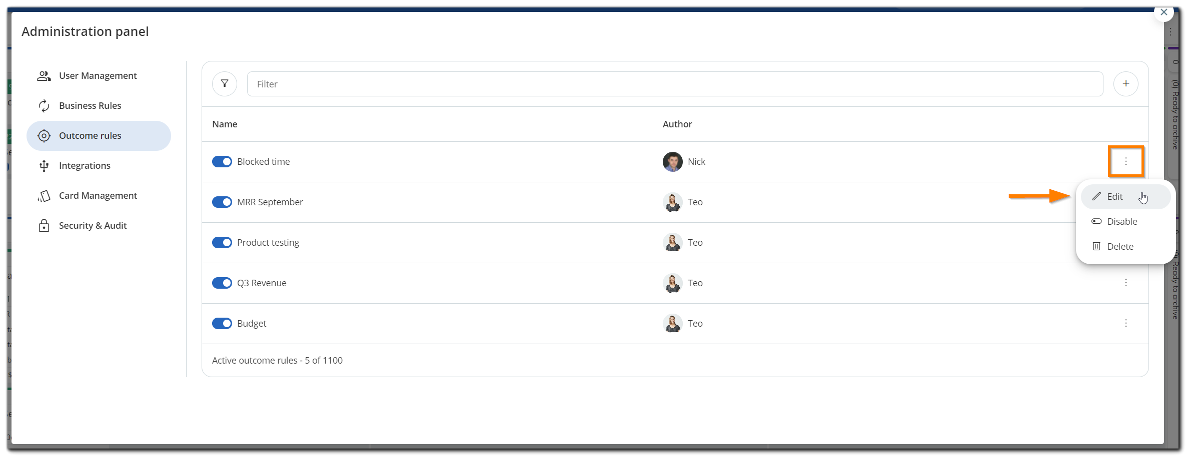 What Are Outcome Rules and How to Use Them – Businessmap Knowledge Base