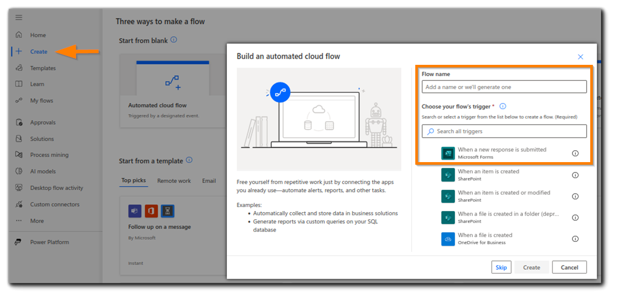 Ms Forms To Businessmap Integration Using Ms Power Automate And Emails Businessmap Knowledge Base 