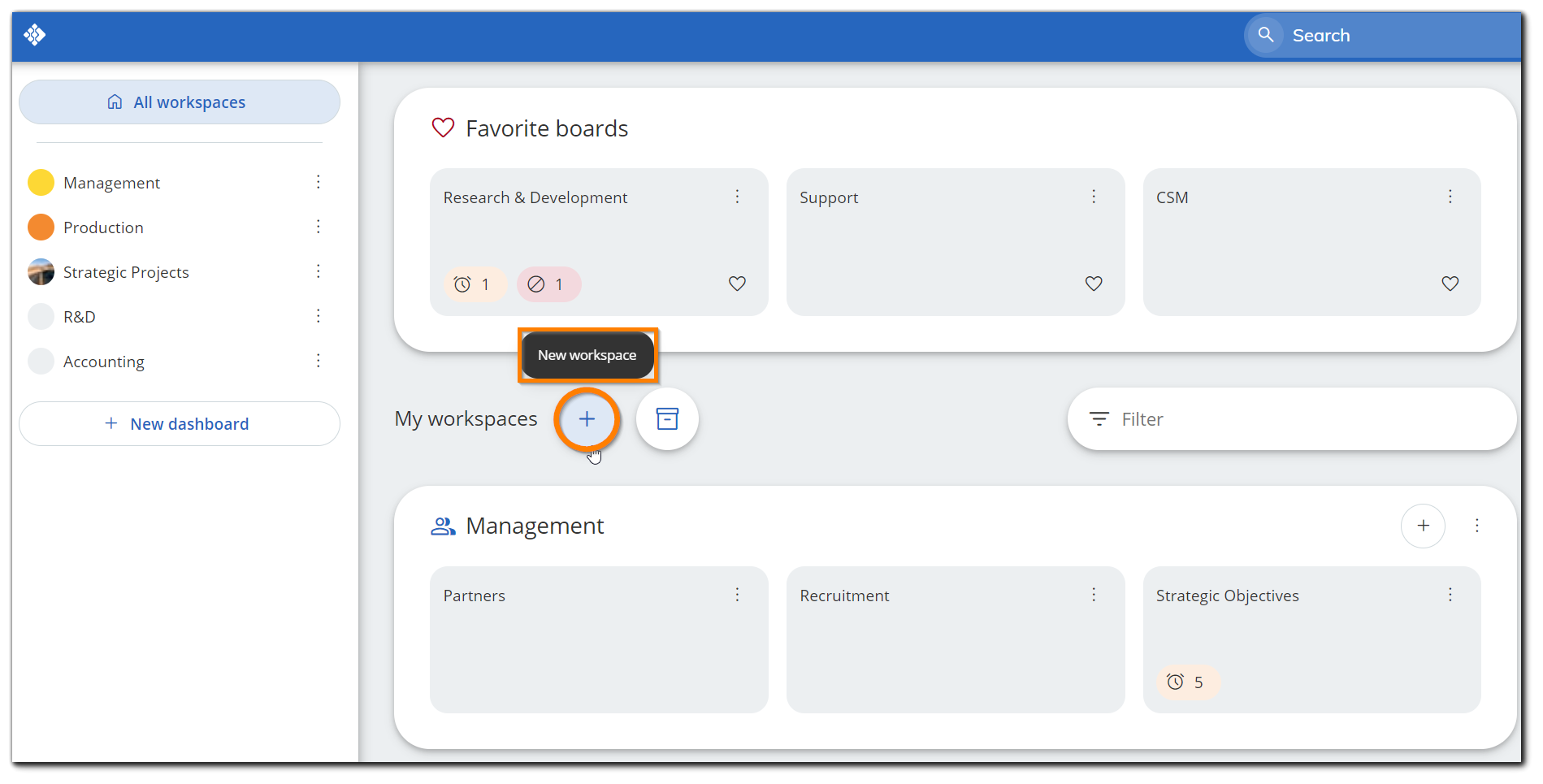 How to Create a Workspace? – Businessmap Knowledge Base