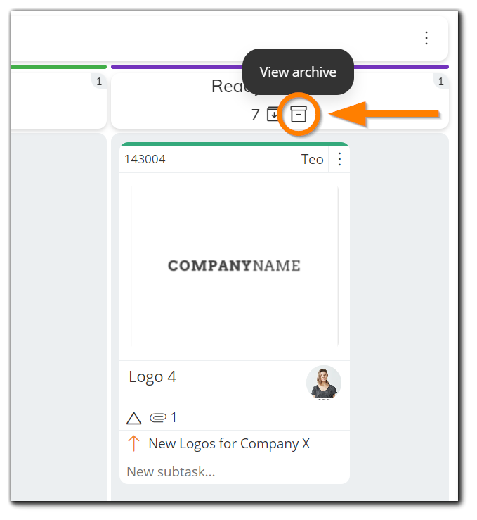 How to Archive and Unarchive Cards? – Businessmap Knowledge Base
