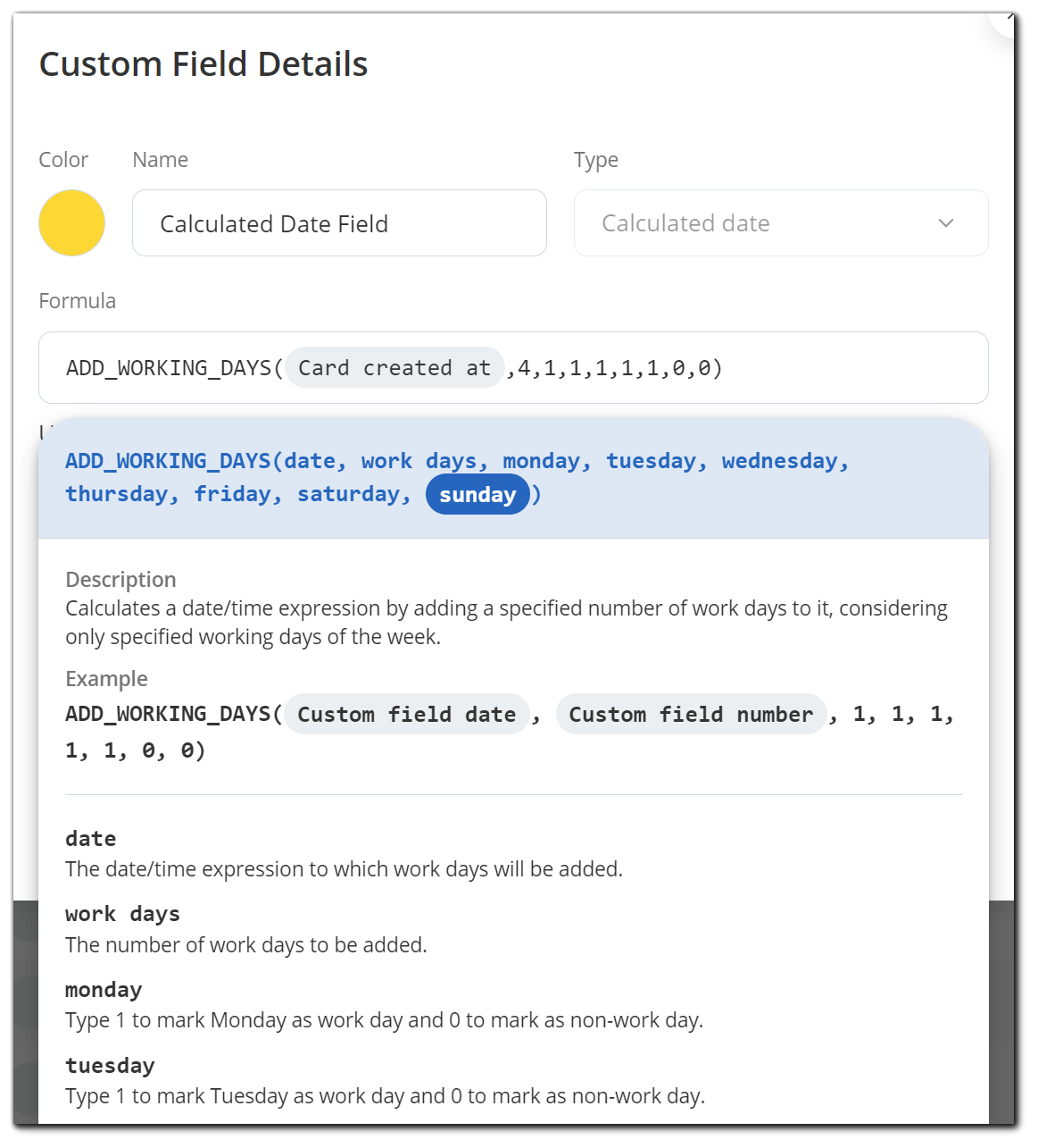 Types of Custom Fields – Businessmap Knowledge Base