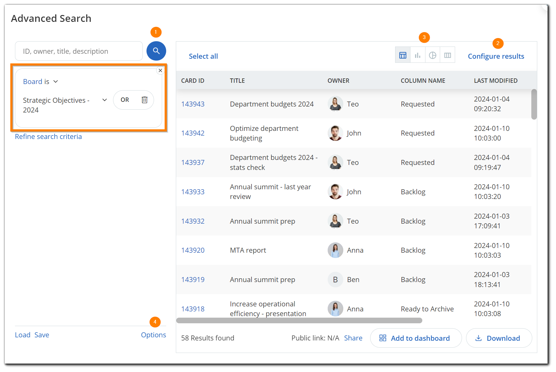How to Filter Information and Run Reports via the Advanced Search ...