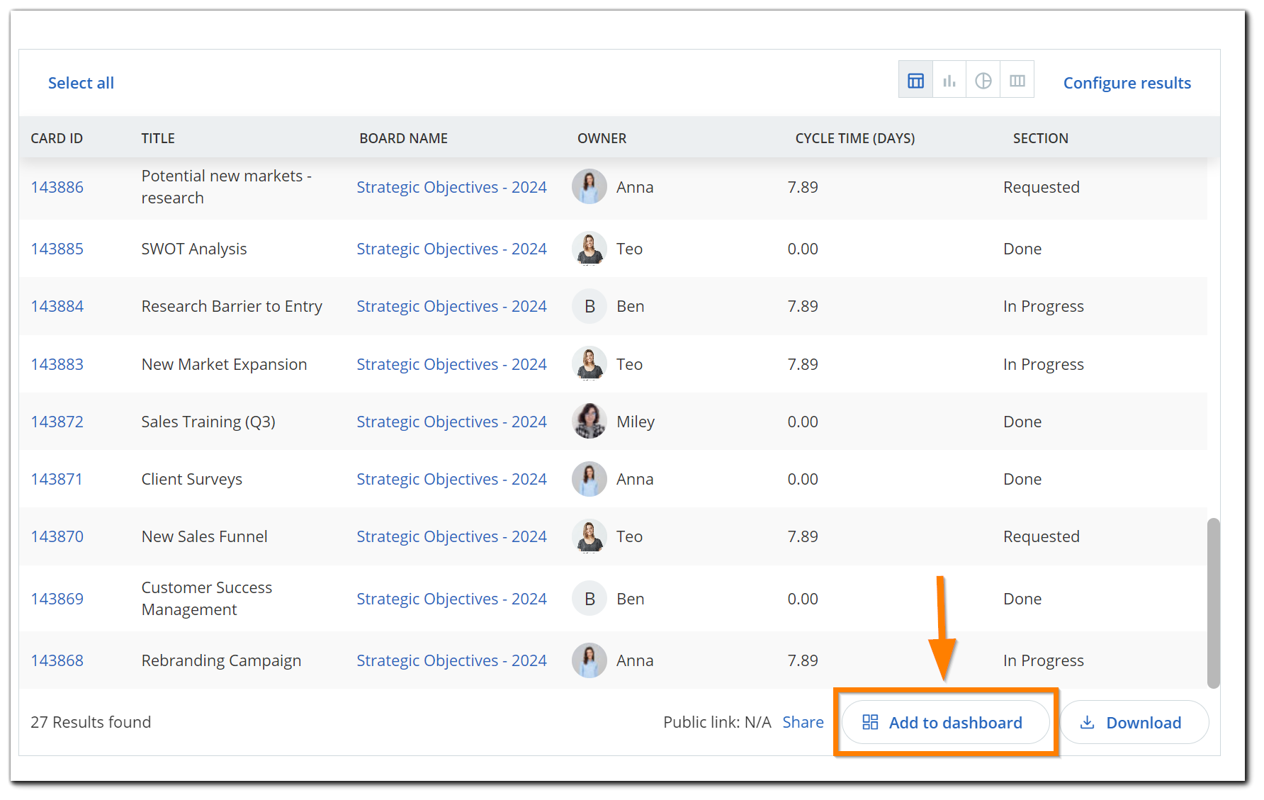How To Create And Add A Custom Widget Businessmap Knowledge Base 