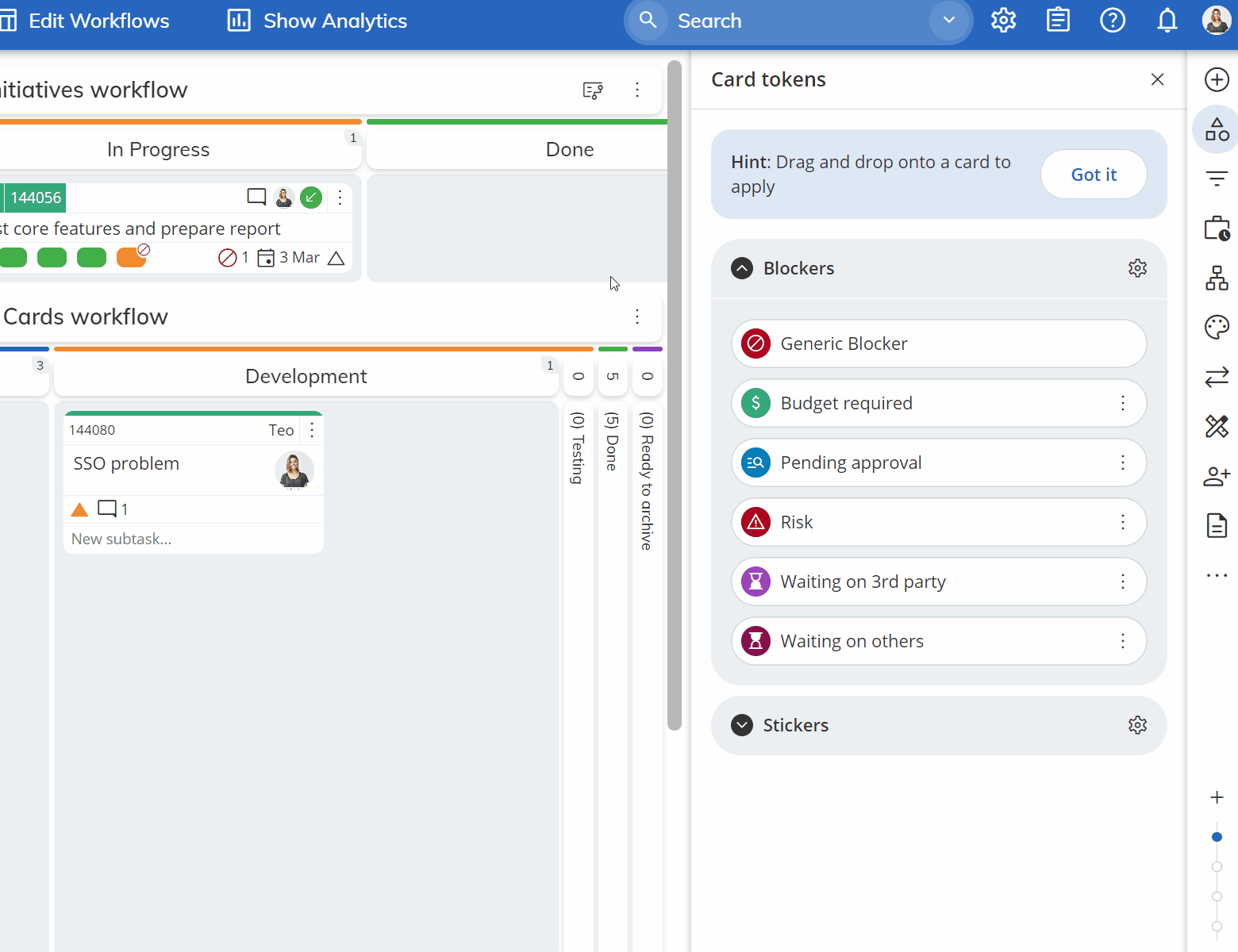 How to Create and Manage Card Blockers and Stickers? – Businessmap ...