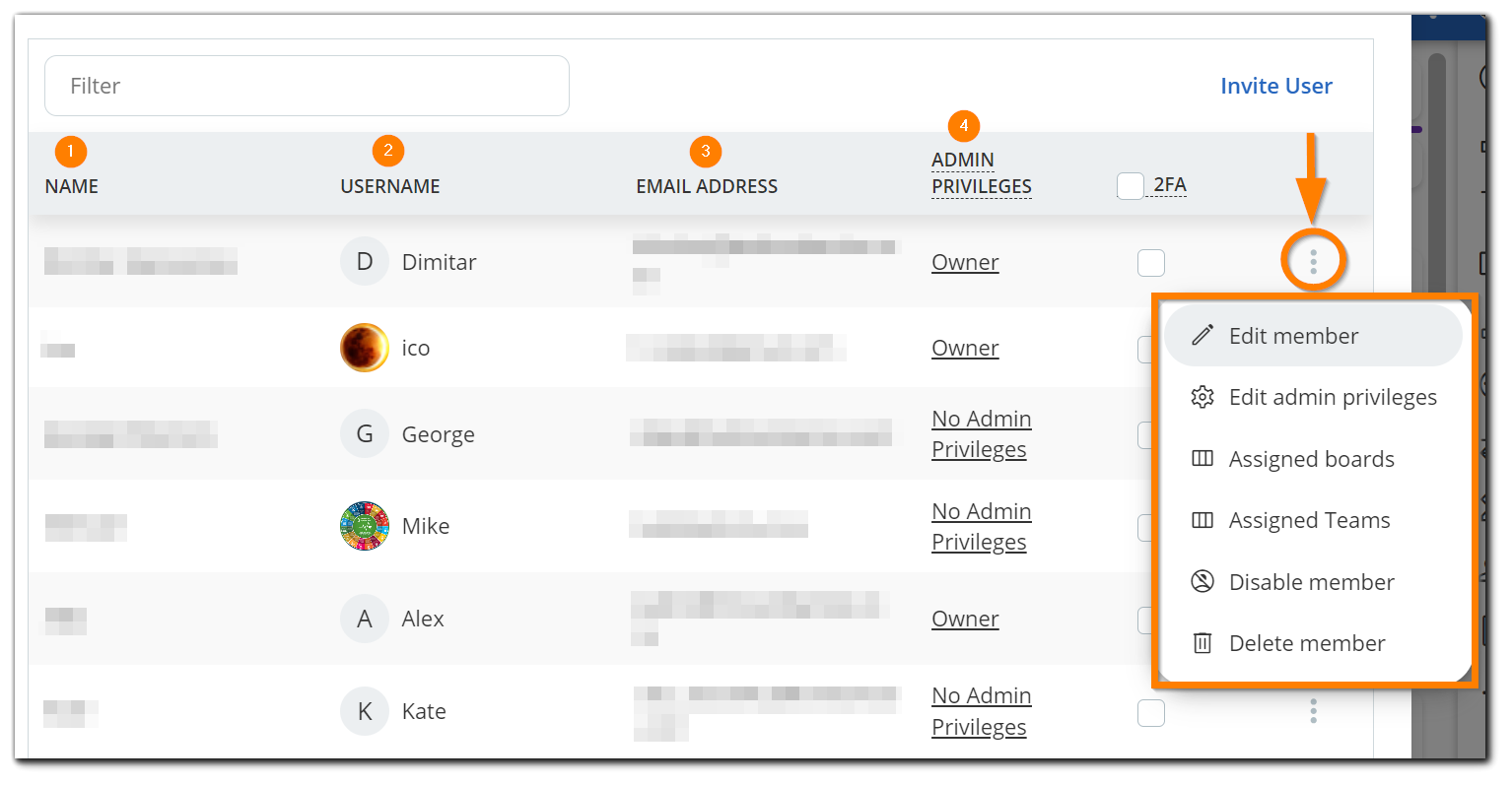 How to Work with the Users Management Tab? – Businessmap Knowledge Base