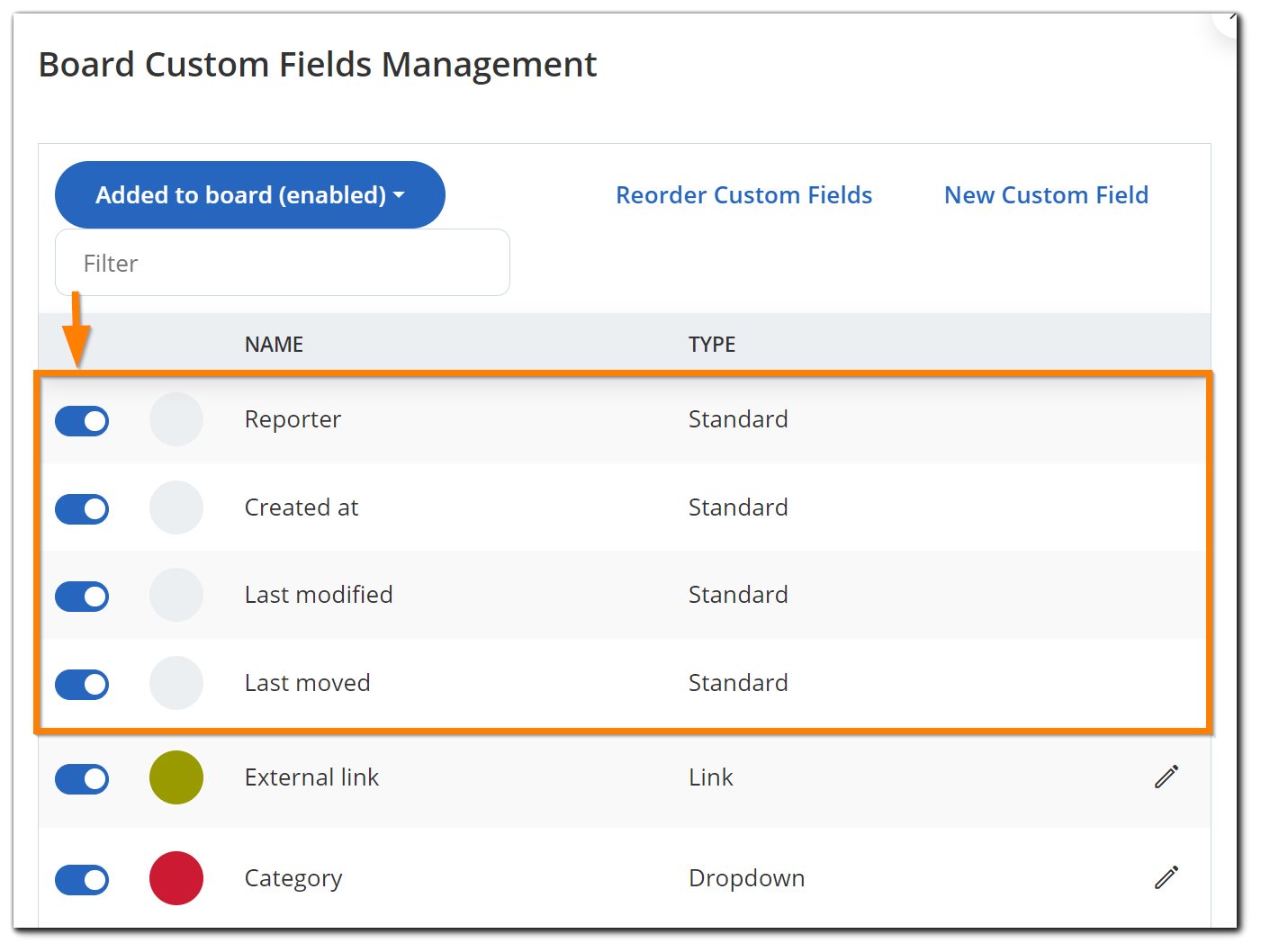 How To Configure Your Custom Fields View Businessmap Knowledge Base 8936