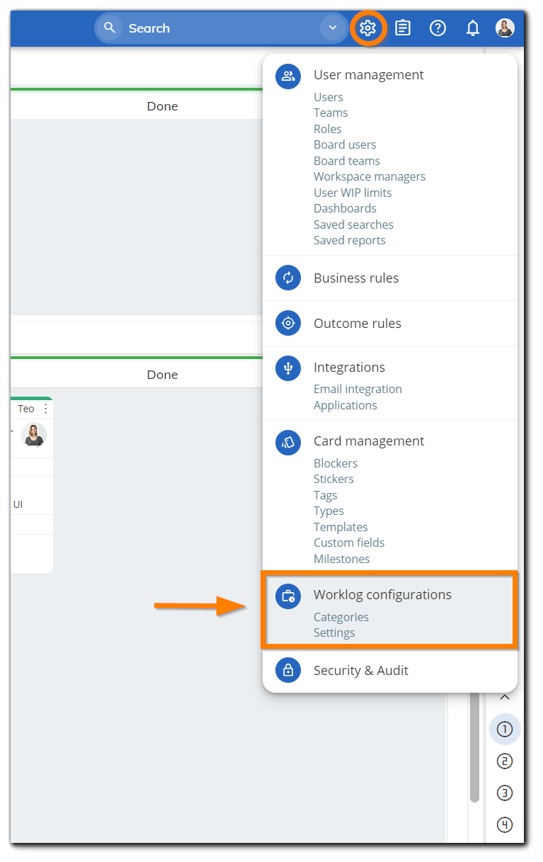 The Worklog Configurations Panel in Businessmap – Businessmap Knowledge ...