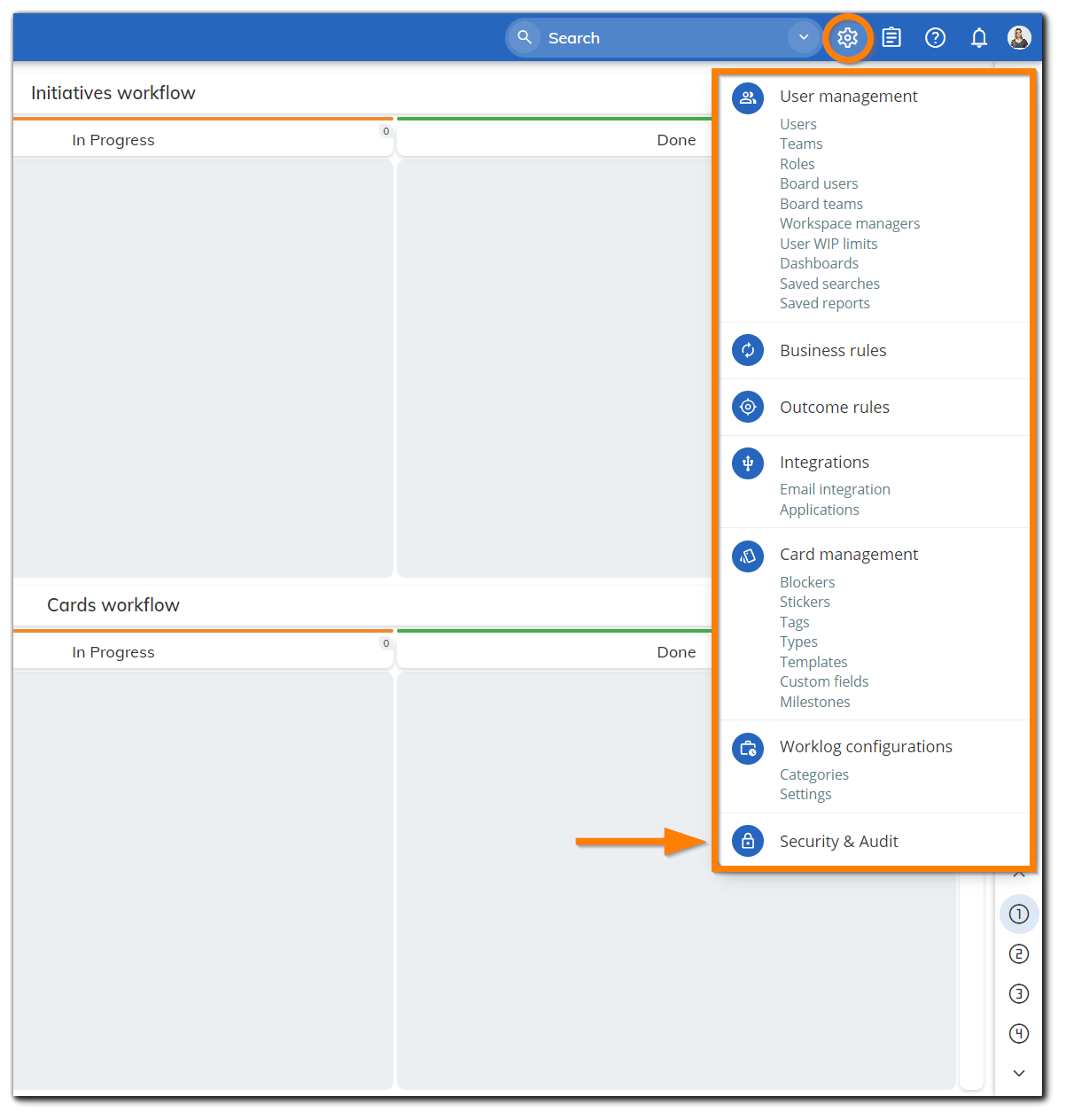 Overview of the Audit Logs – Businessmap Knowledge Base