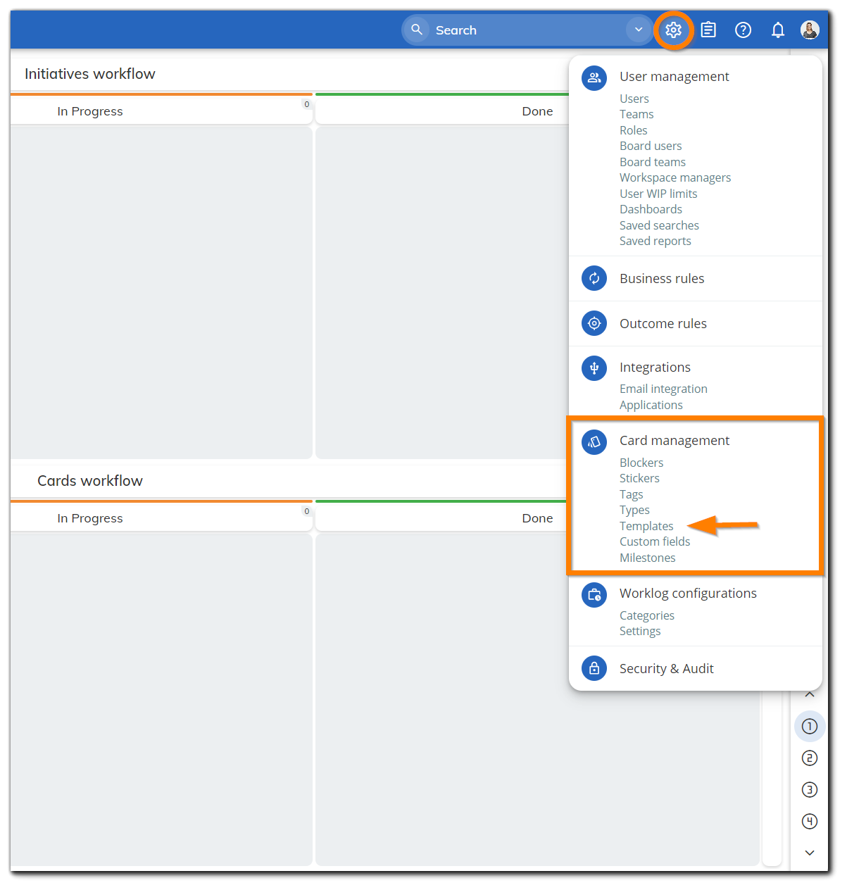 How to Create and Manage Kanban Card Templates in Businessmap ...