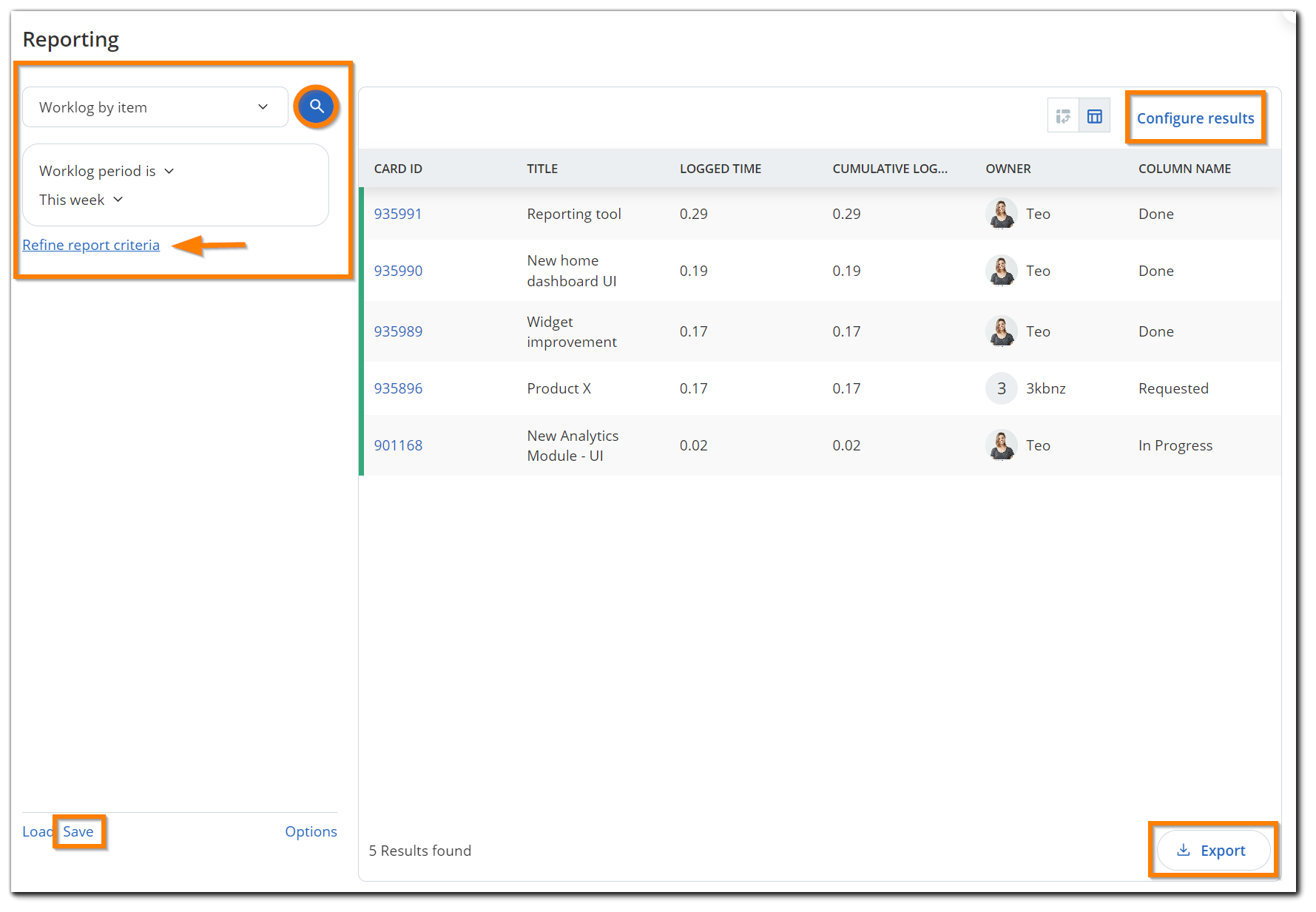 The Worklog Reports – Businessmap Knowledge Base