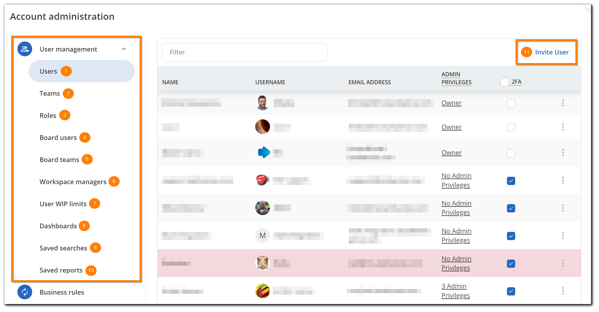 Administration Panel Overview – Businessmap Knowledge Base