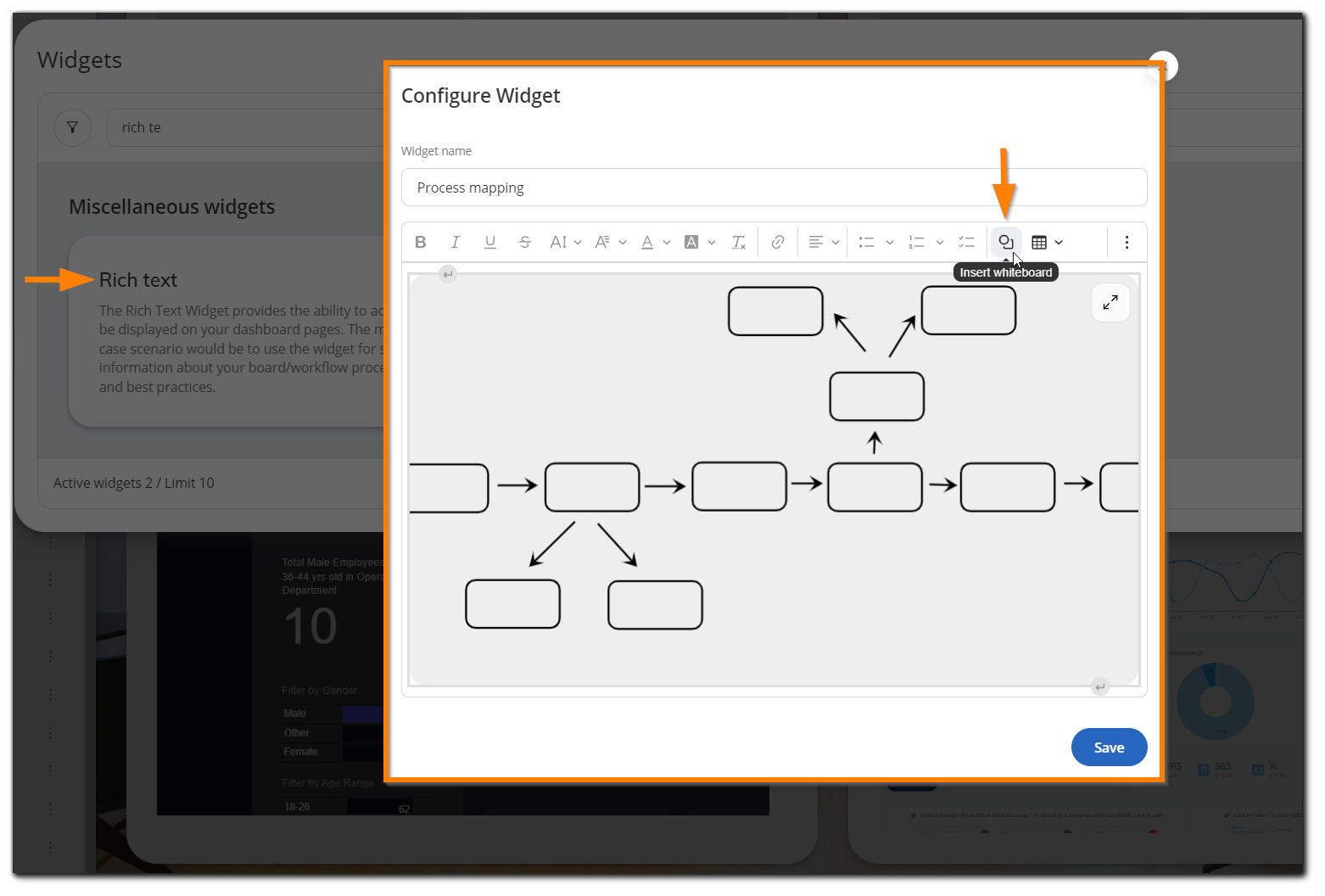 How to Create Whiteboards in Businessmap? – Businessmap Knowledge Base